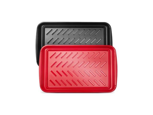 Click here for VEVOR Plastic Serving Trays 17x10.35 Inch Anti-Sli... prices
