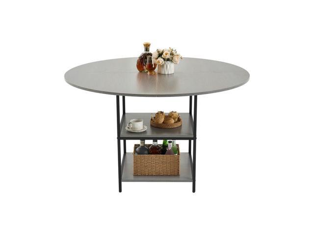 Click here for VEVOR 47 in Round Dining Table Wood Kitchen Table... prices
