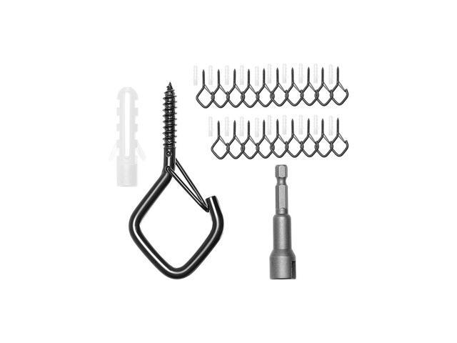 Click here for VEVOR 20 PCS Q-Hanger Hooks Screw Hooks 2.17 in fo... prices
