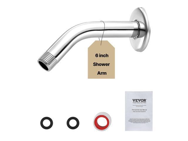 Click here for VEVOR Shower Head Arm with Flange 6 Inches Wall Mo... prices