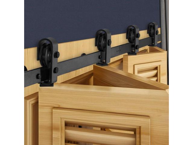 Click here for VEVOR Bi-Folding Sliding Barn Door Hardware Track... prices