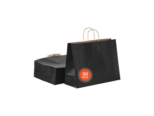 Click here for VEVOR Kraft Paper Bags with Handles 50Pcs 16x6x12... prices