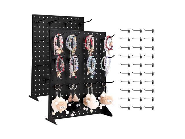 Click here for Pegboard Display Stand with 30 Hooks Pegboard Pane... prices