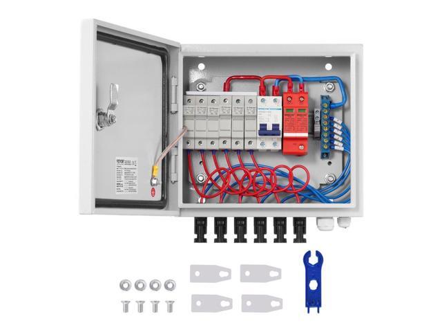 Click here for VEVOR Solar PV Combiner Box 6 String 15A for Solar... prices
