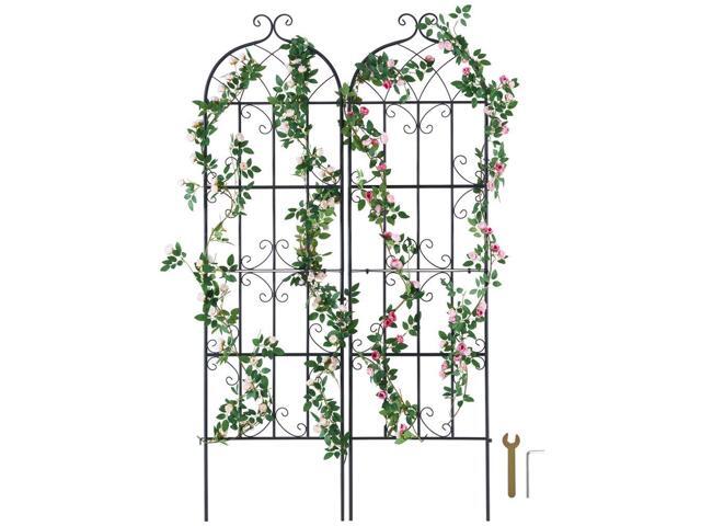Click here for 2 Packs Metal Garden Trellis for Climbing Plant Su... prices