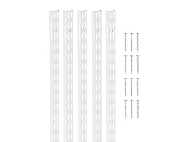 Click here for VEVOR Shelf Track 60-inch 5 Pack Adjustable Steel... prices