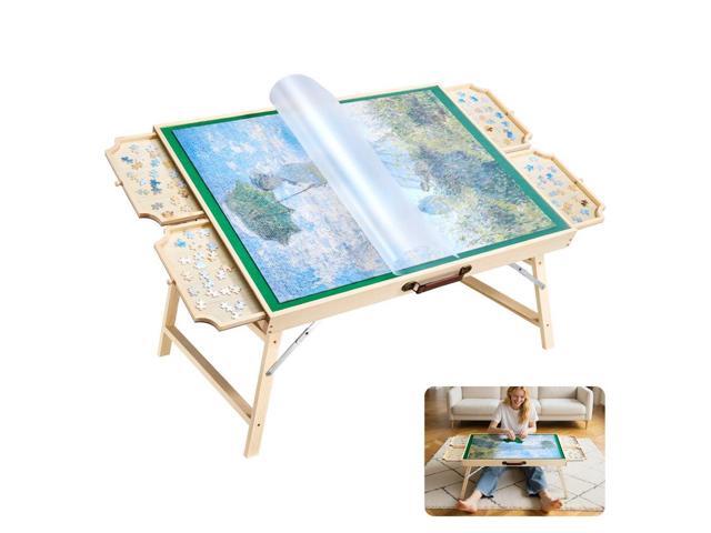 Click here for 1500 Piece Puzzle Board with Folding Leg Drawer Po... prices