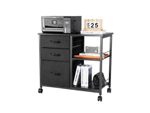 Click here for Mobile Metal File Cabinet with 3 Fabric Drawers an... prices