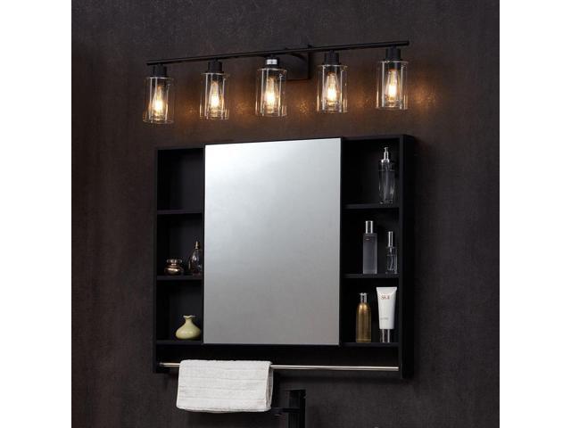Click here for 5-Light Modern Bathroom Vanity Light 37.1-Inch Wal... prices