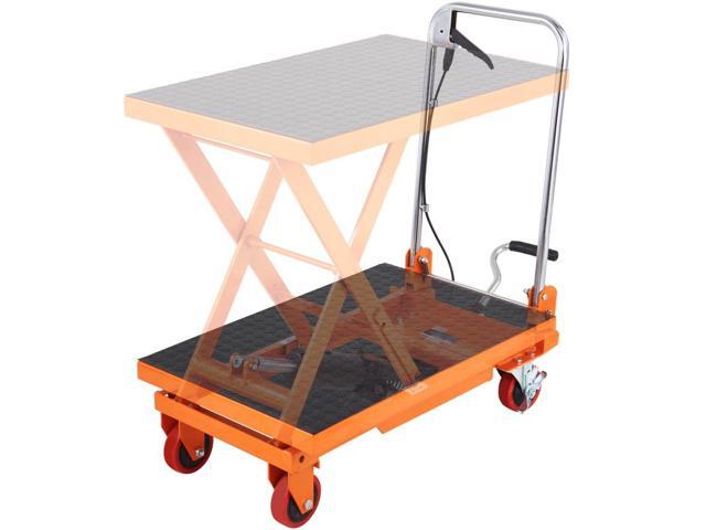 Click here for VEVOR Hydraulic Lift Table Cart  330lbs Capacity 2... prices