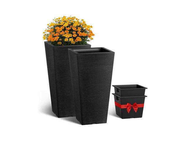 Click here for VEVOR Set of 2 Tall Outdoor Planters 22inch  Large... prices