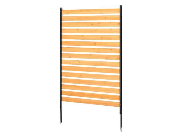 Click here for VEVOR Wood Privacy Fence 1 Panel Slatted Air Condi... prices