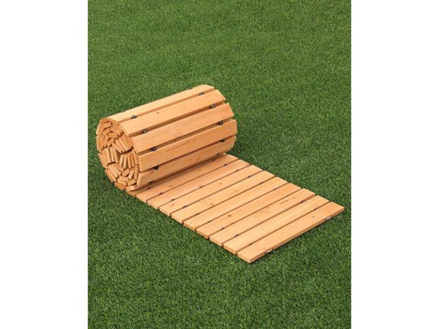 Click here for VEVOR 12 ft L x 17 in W Straight Wooden Garden Pat... prices