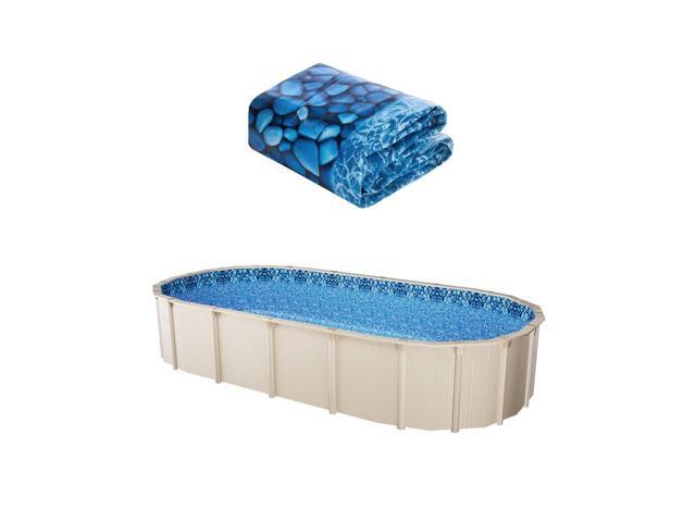 Click here for 18-Foot-by-33-Foot Oval Pool Liner for Unibead Abo... prices