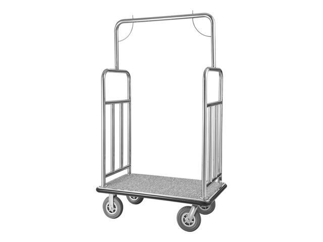 Click here for VEVOR Hotel Luggage Cart 1200 LBS Brushed Stainles... prices