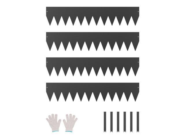 Click here for VEVOR Steel Landscape Edging 4 Packs 40 x 8in Rust... prices