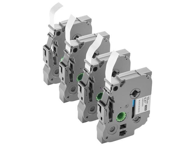 Click here for VEVOR Label Maker Tape 4 Pack 12 mm Black on White... prices