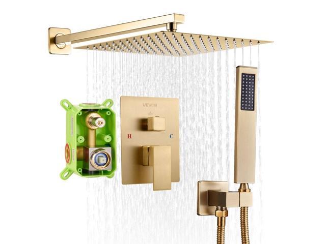 Click here for VEVOR Shower Faucet Set 12 Square Rain Shower Head... prices