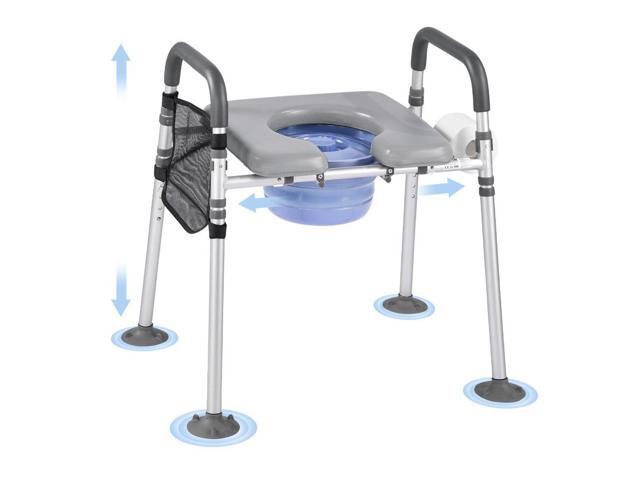 Click here for VEVOR Bedside Commode Chair 4-in-1 Raised Toilet S... prices