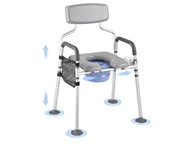 Click here for VEVOR Bedside Commode Chair 4-in-1 Raised Toilet S... prices
