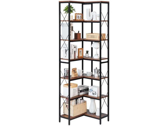Click here for VEVOR 7 Tier Corner Bookshelf Tall Corner Bookcase... prices