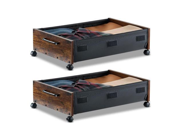 Click here for VEVOR Under Bed Storage with Wheels 25.6x18.1x7.1... prices