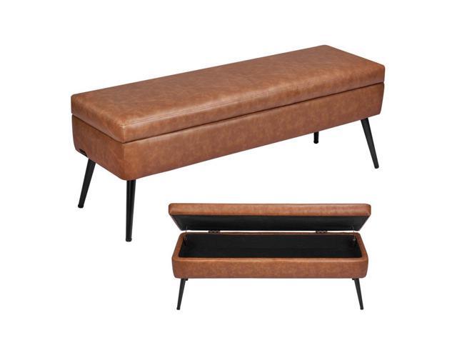 Click here for VEVOR PU Leather Storage Ottoman Bench Shoe Seat w... prices