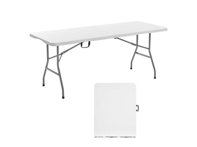 Click here for VEVOR 6 Ft Plastic Folding Table Portable Picnic U... prices