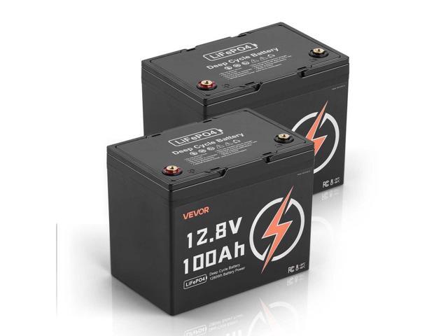 Click here for VEVOR 2 Pack 12V 100Ah Deep Cycle LiFePO4 Battery... prices