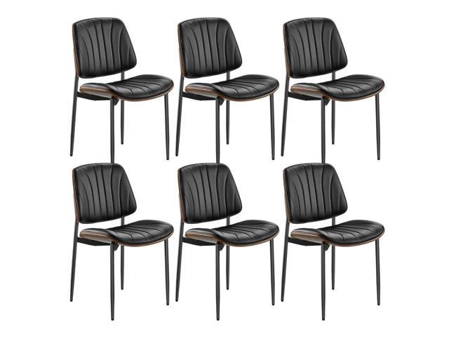 Click here for VEVOR Set of 6 Dining Chairs Modern Leather Kitche... prices