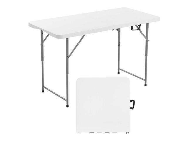 Click here for VEVOR 4 Ft Plastic Folding Table Portable Picnic U... prices