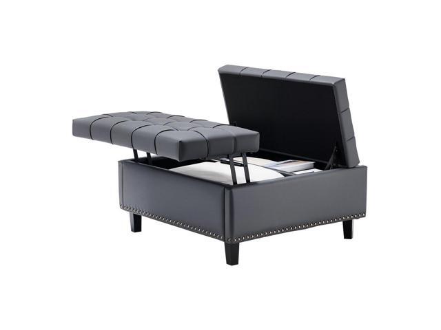 Click here for VEVOR 31-34 in Square Leather Ottoman with Storage... prices