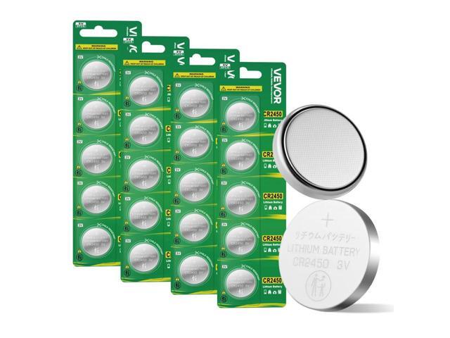 Click here for VEVOR CR2450 Lithium Battery 4-Pack 3 Volt 600mAh... prices