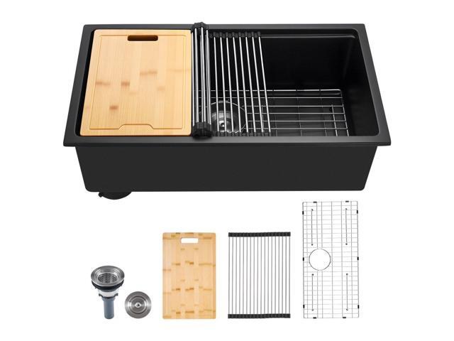 Click here for VEVOR 30 inch Granite Kitchen Sink Undermount Sing... prices