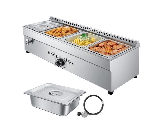 Click here for VEVOR 4-Pan Commercial Propane Steam Table  LP Gas... prices