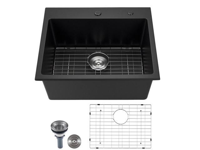 Click here for VEVOR 25 inch Granite Kitchen Sink Top Mount Singl... prices