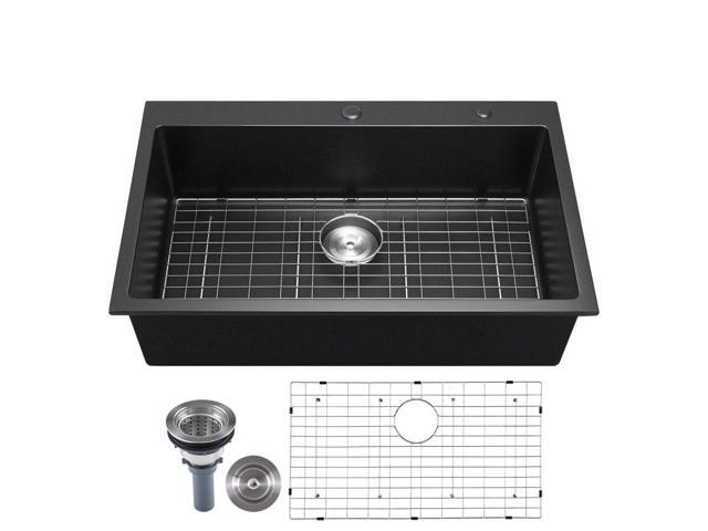 Click here for VEVOR 33 inch Granite Kitchen Sink Top Mount Singl... prices