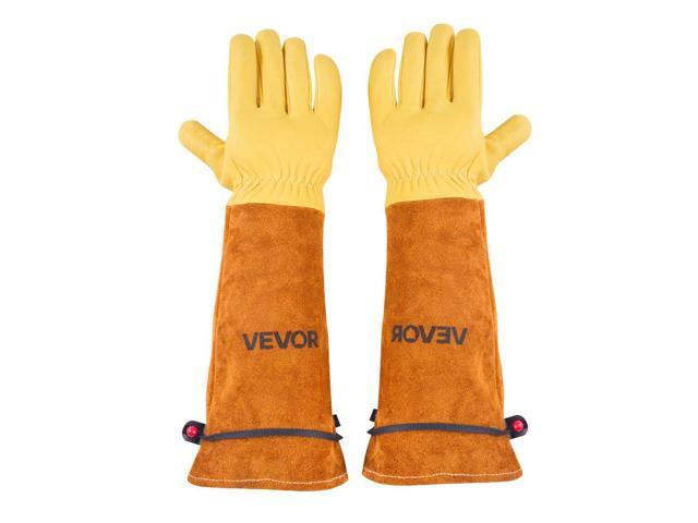 Click here for VEVOR Gardening Gloves Thorn Proof Long Leather Ro... prices