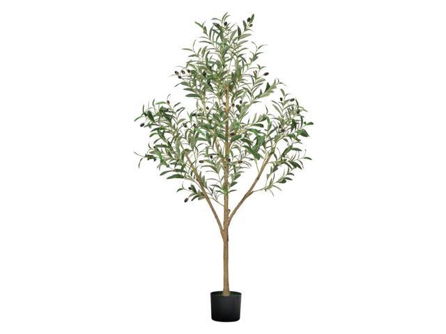 Click here for VEVOR 5FT Artificial Olive Tree Tall Fake Plant wi... prices