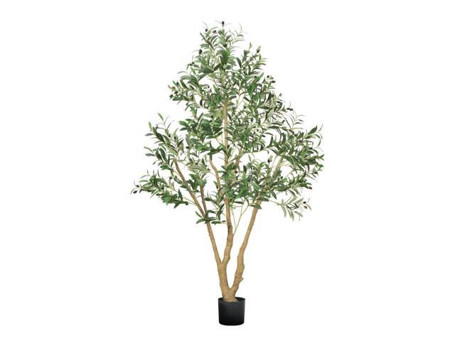 Click here for VEVOR 6FT Artificial Olive Tree Tall Fake Plant wi... prices