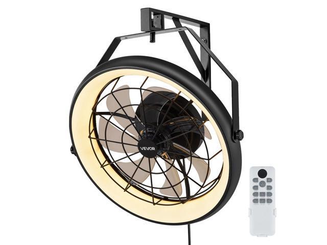 Click here for VEVOR 22 Inch Wall Mounted Fan with Light Remote 6... prices