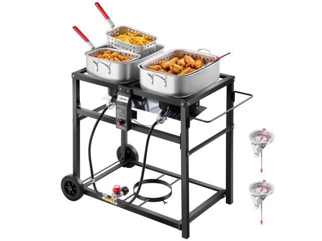 Click here for VEVOR 18QTx2 Outdoor Propane Deep Fryer Commercial... prices