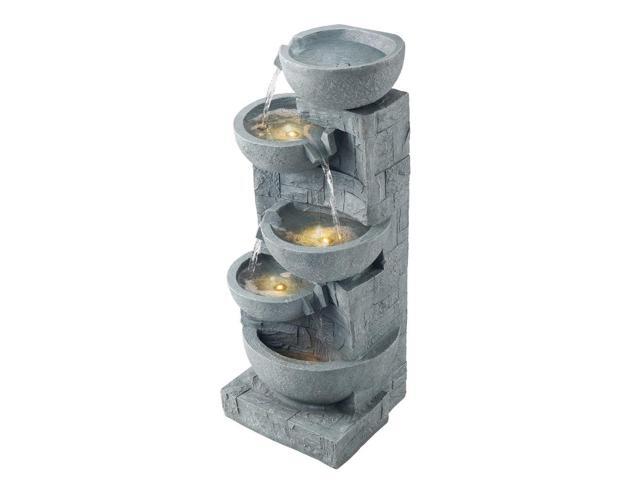 Click here for VEVOR Outdoor Water Fountain 5-Tier Bowl-Shaped Ca... prices