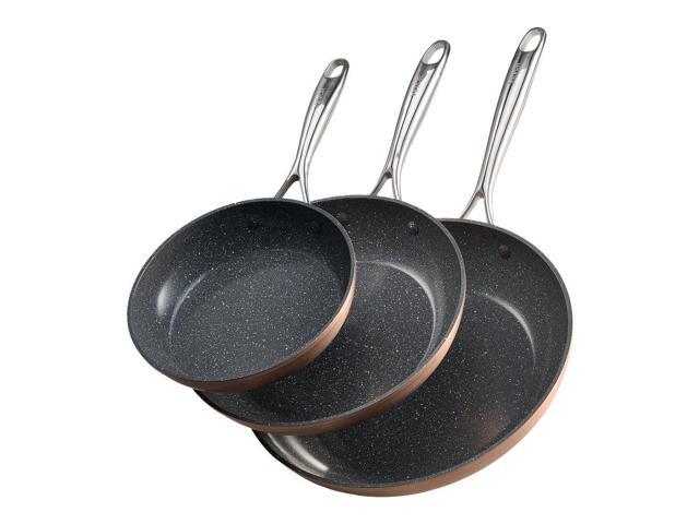 Click here for VEVOR 3 Piece Frying Pan Aluminum Skillet Set 8 10... prices