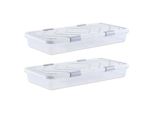 Click here for VEVOR Under Bed Storage with Wheels 31.7x15.6x6.9... prices