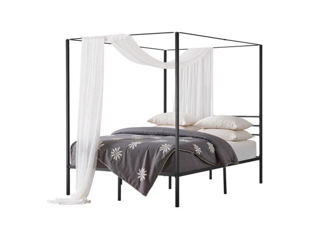 Click here for VEVOR Queen Size Canopy Bed Frame Metal Canopy Bed... prices
