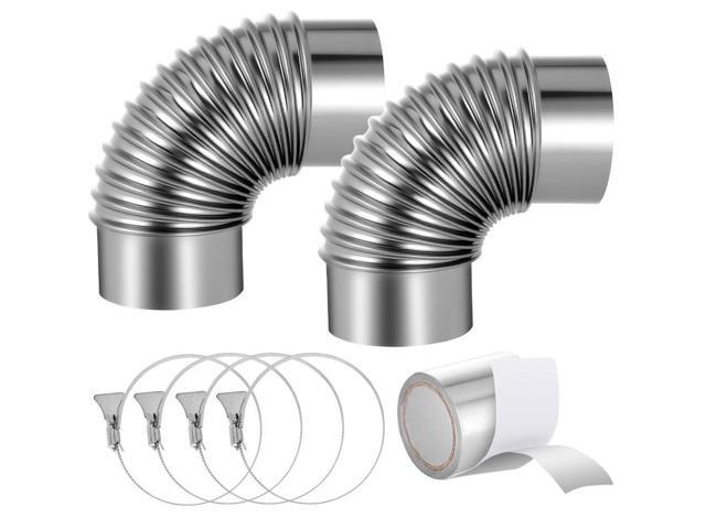 Click here for VEVOR 90 Degree Dryer Vent Elbow 4in Vent Kit with... prices