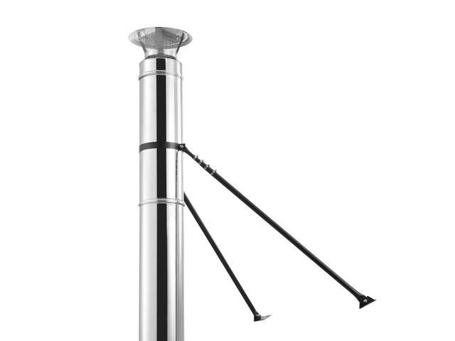 Click here for 6 Inch Extended Roof Bracket for Chimney Pipe Supp... prices