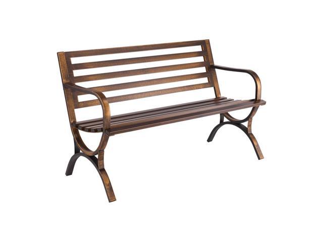 Click here for VEVOR Outdoor Bench Patio Bench 50 inch Metal Fram... prices