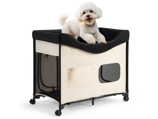 Click here for VEVOR Elevated Lounge Pet Bed Foldable Bunk Dog Be... prices